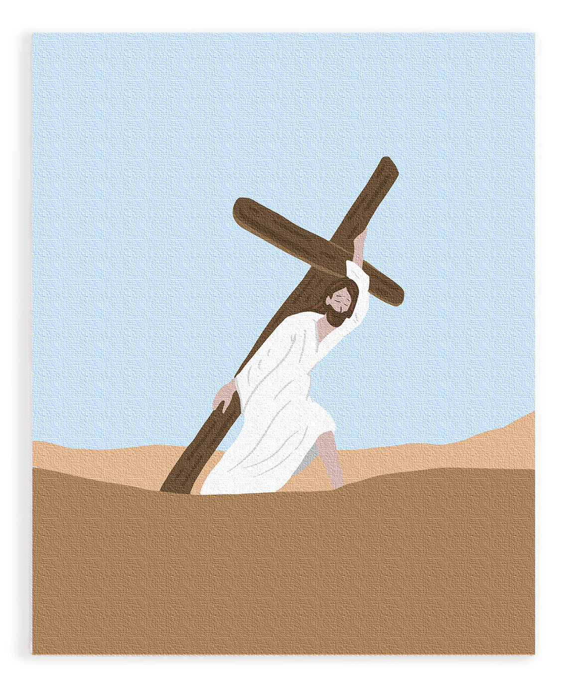 Bearing The Cross | Paint by Number Kit for Kids – LDS Paint By Numbers