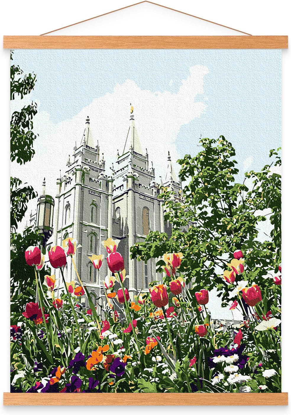 DIY Hanging Magnetic Frames – LDS Paint By Numbers